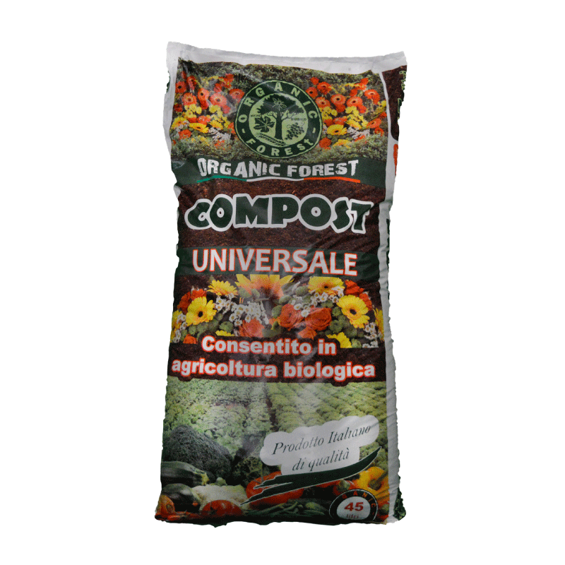 Compost Universale Organic Forest 45 lt - Nordest Prati