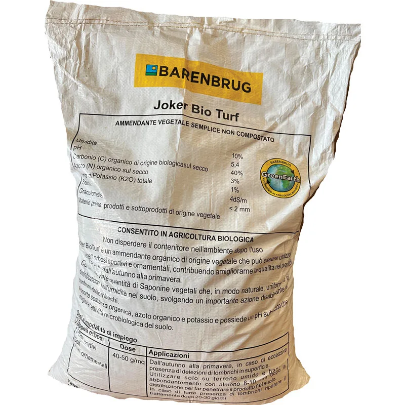 Barenbrug Joker Bio Turf 20kg: Ammendante organico biologico