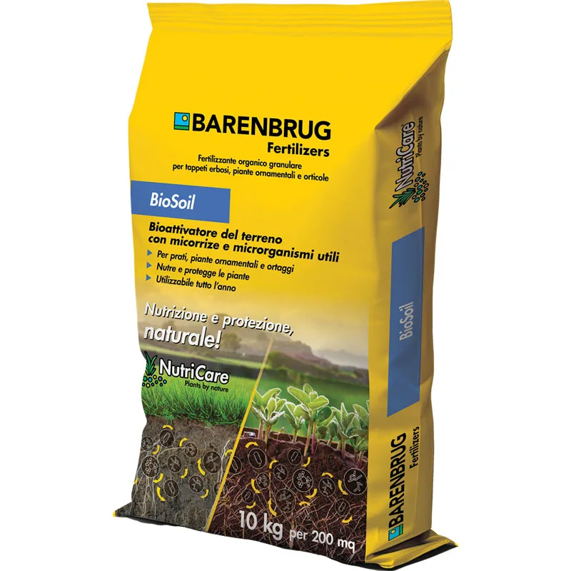 Barenbrug Nutricare Biosoil 10kg: Bioattivatore granulare del terreno